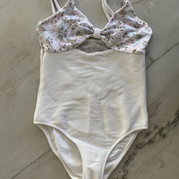 CosiG | Other | Cosig Whiteflower Leotard Axs | Poshmark